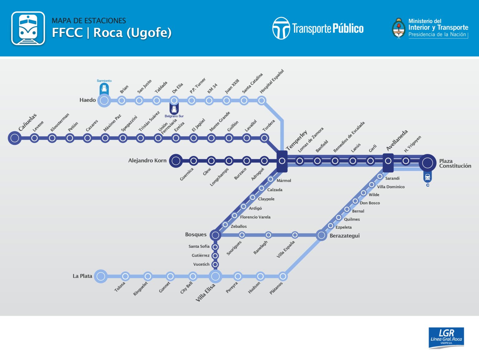 Tren Roca| Recorridos - Trenes Argentinos